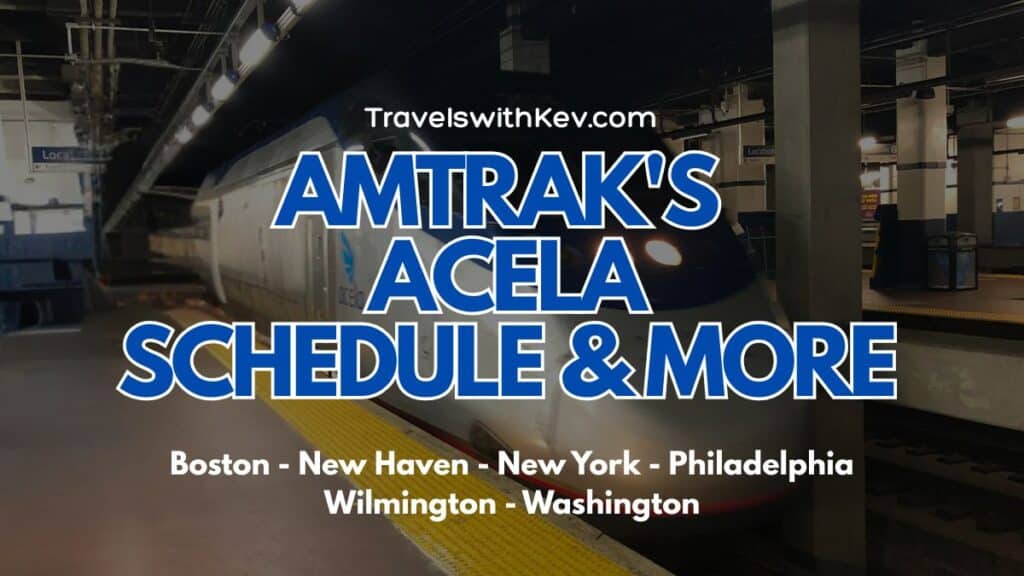 Amtrak’s Acela (High Speed): Train Schedule & Guide - TWK
